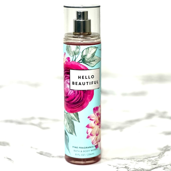Bath & Body Works | Bath & Body | New Bath Body Works Fine Fragrance Mist Hello Beautiful 8 Fl ...
